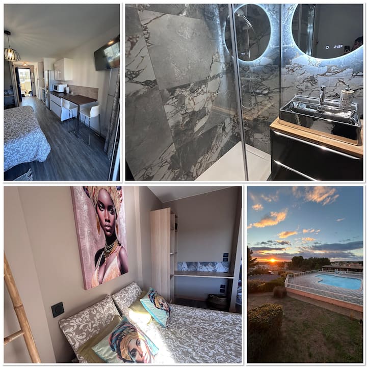 Le Cocooning Piscine Parking, Climatisation - Balaruc-les-Bains