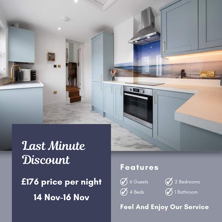 Seaside Escape• Sleeps 6• Monthly Stay• Free Wifi - Chichester