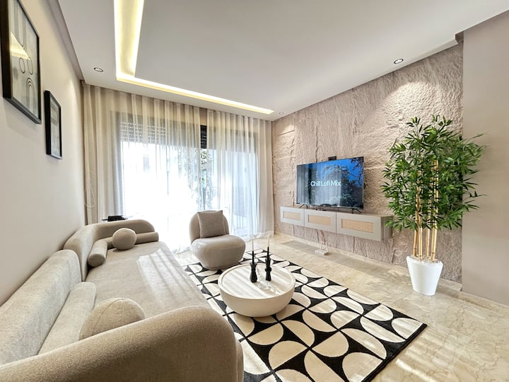 Modern&cosy 1br |Adam Bourgogne| Amenities+parking - Casablanca