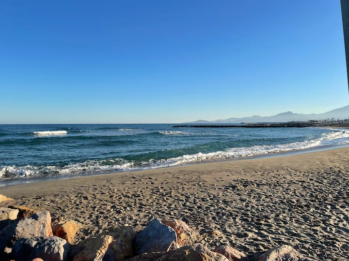 T2 Vue Mer Plage à 50 M Clim 2 Parkings Privés - Saint-Cyprien