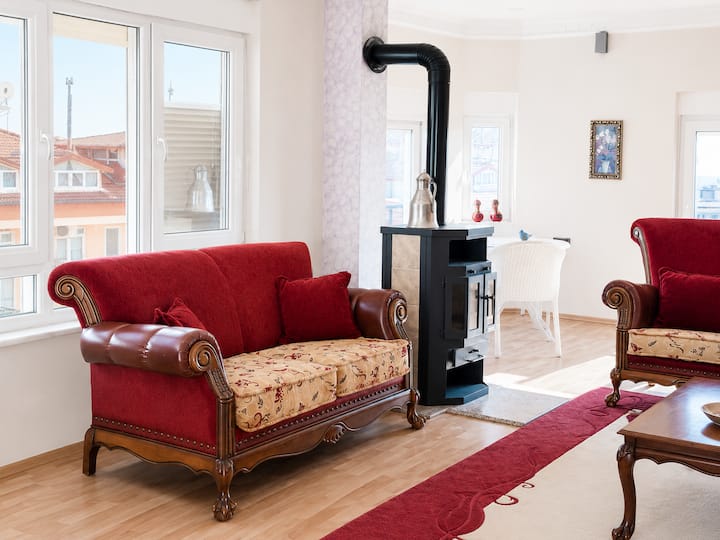 New Modern Decorated Spacious Home Heart Of City - Alanya