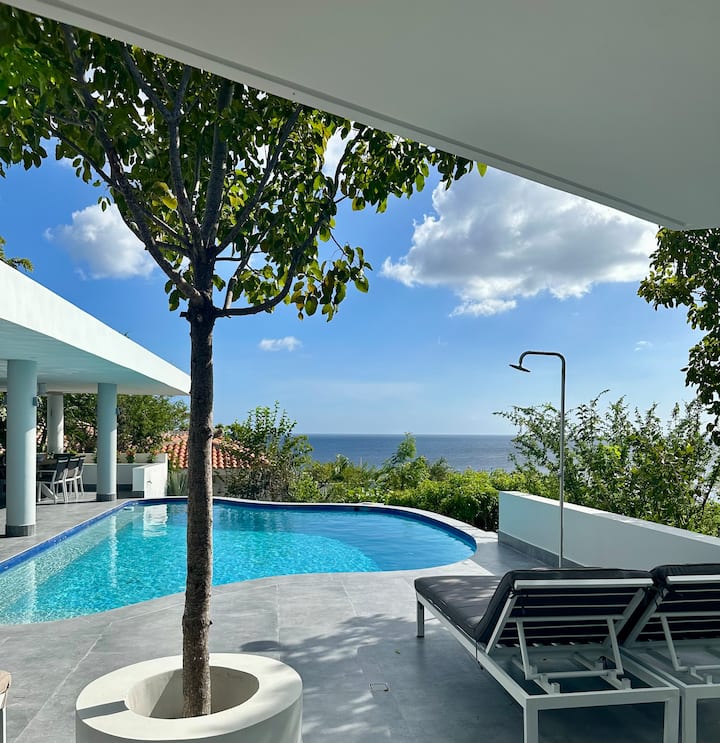 New Ocean View Villa,4 Mint Walk To Beach,fulla/c, - Curaçao