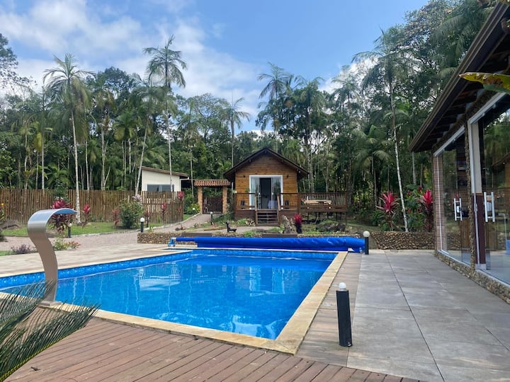 Chalé Yabas Piscina E Natureza - Morretes