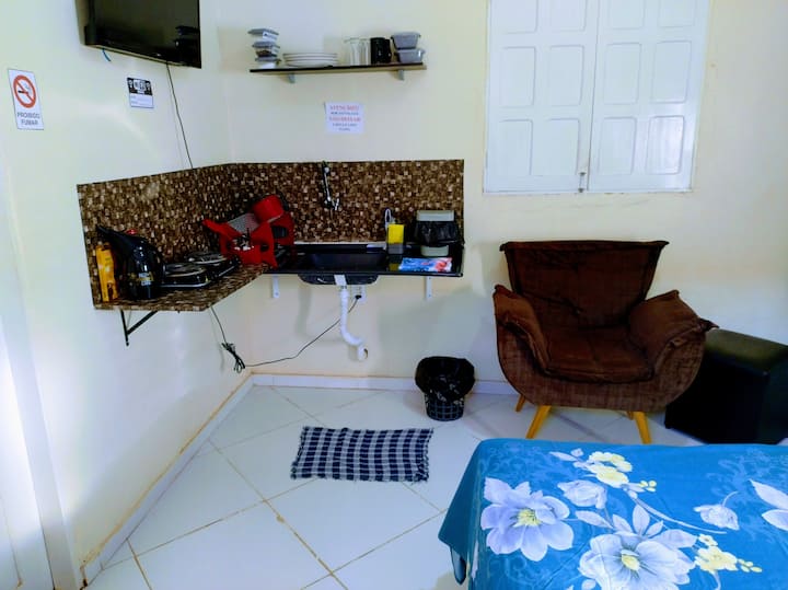 Suíte Aconchegante: C/ Ar Condi, Wi-fi Garagem.02 - Santana, Brazil