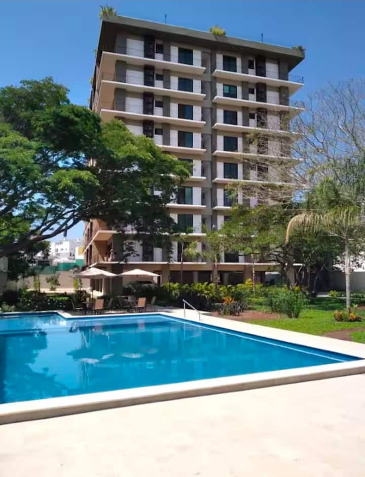 Manyara 3 Cuartos - Piscina- Gym - Parking - Puerto Vallarta