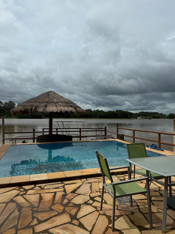 Refúgio Rústico Na Beira Da Lagoa, Paz E Sossego. - Araras
