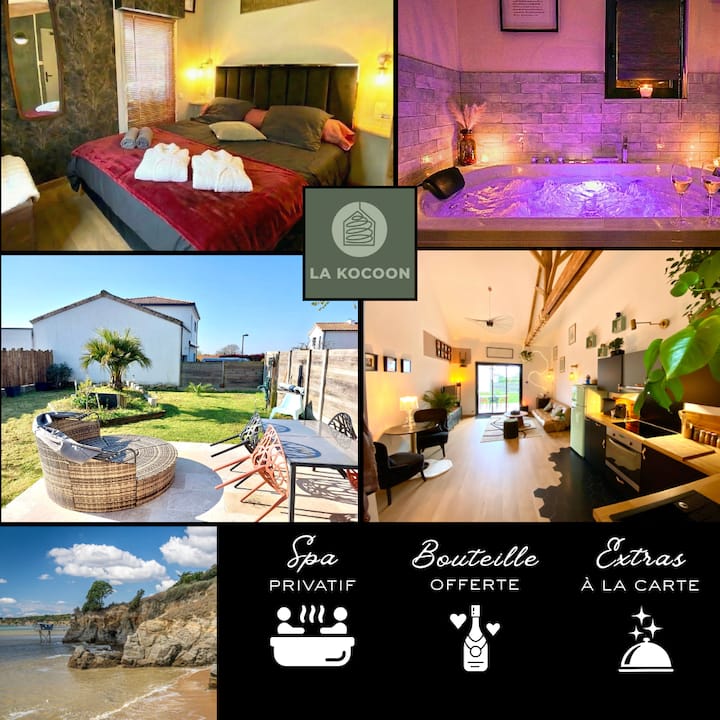 Maison ~ Spa Privé ~ Escapade Détente Proche Plage - Pornic