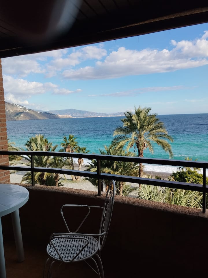 Balcón Crucero Piscina Soló En Verano. - Almuñécar