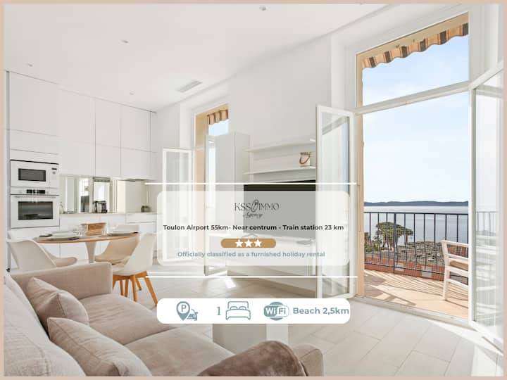 Vue Mer 180° à St Maxime - Classé 3 éToiles - Sainte-Maxime