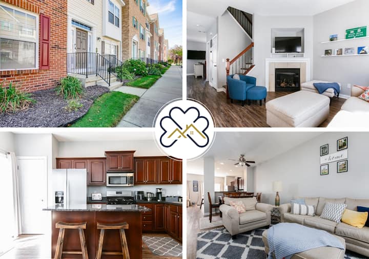 Golden Dome Getaway<>townhome 1.5 Mi To Nd - South Bend, IN