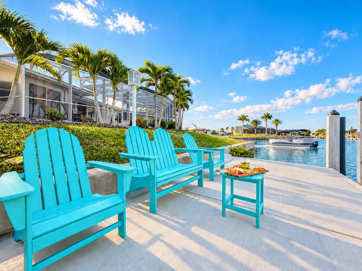 Vue à 270° Sur Le Canal, Piscine Et Ponton - Punta Gorda, FL