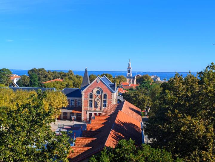 Superbe Appartement Vue Sur Le Bassin D'arcachon - Arcachon