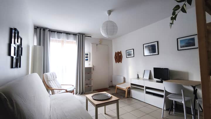 Charmant Appart Duplex Proche Plage Avec Terrasse - Bénouville