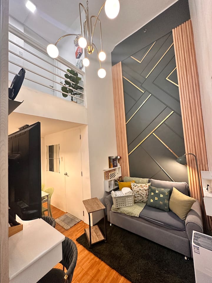 Cozy Loft 2br/2ba Beside Mrt,nr Bgc/makati/ortigas - Taguig