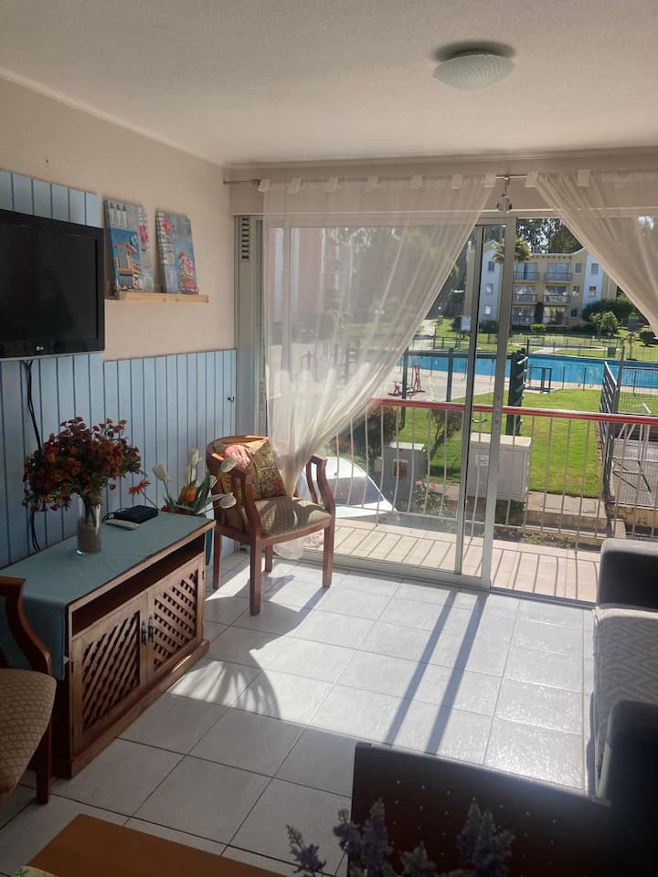 Depto Algarrobo  Familiar Finde Relajo - Algarrobo