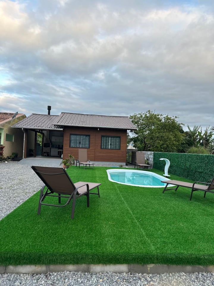 Casa Na Lagoa Do Quintino Em Imbituba Sc - Imbituba