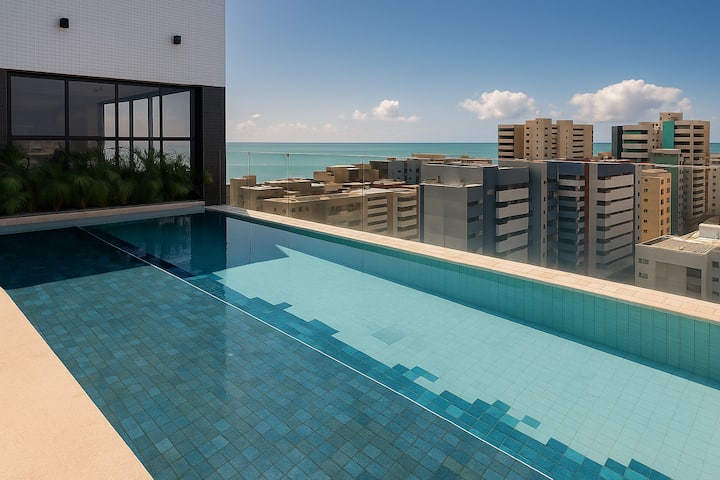 Adoramar Sky 1210: Estúdio Na Orla De Maceió - Maceió