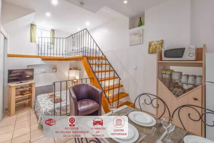 Studio Dans Village Médiéval - Cap-d'Ail