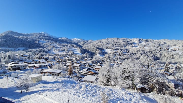 Piscine Intérieure & Garage
Balcon Vue Montagne - Lac de Pormenaz