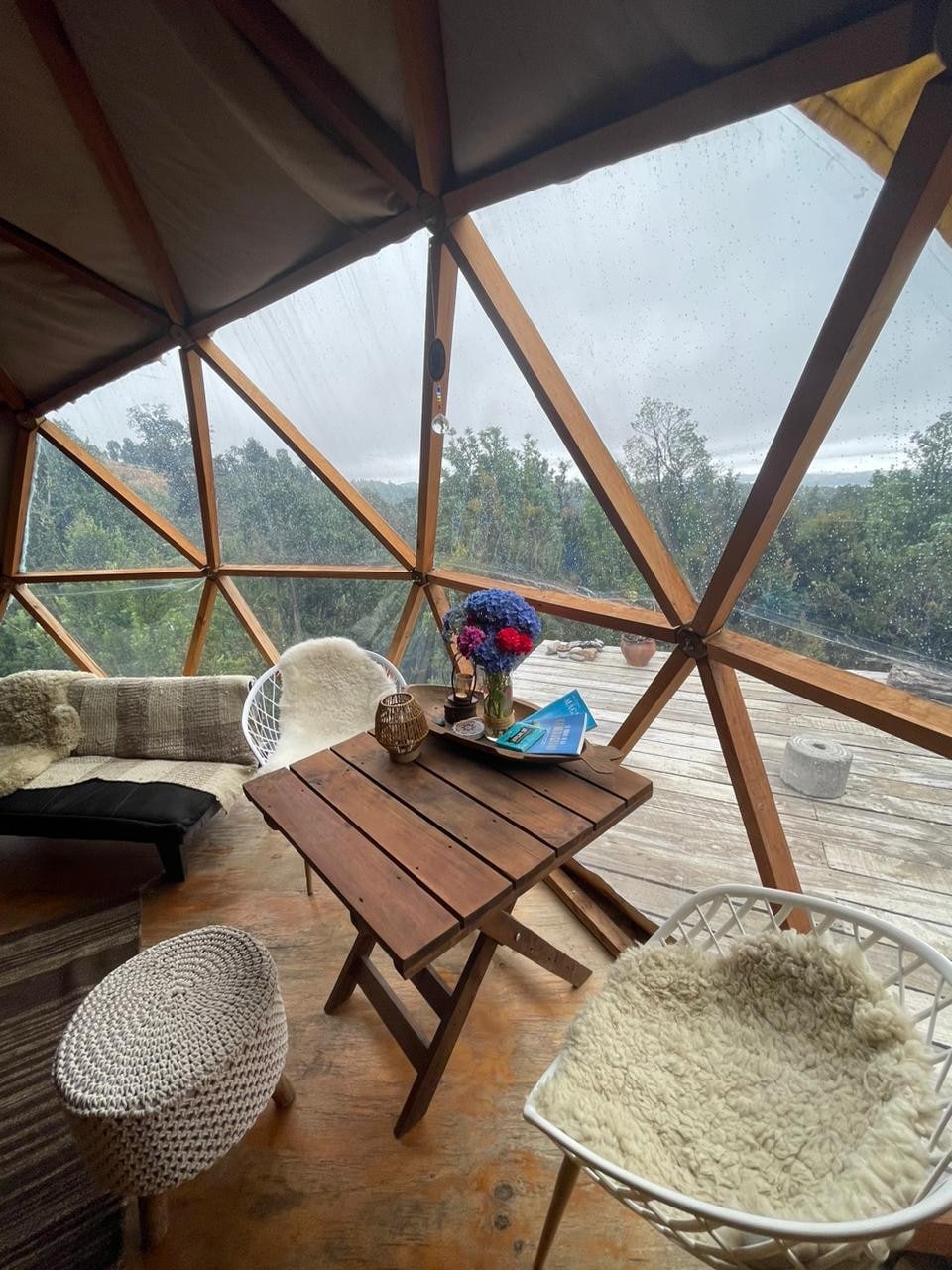 Domobosque, con tinaja - Casas domo en renta en Ancud, Los Lagos, Chile ...