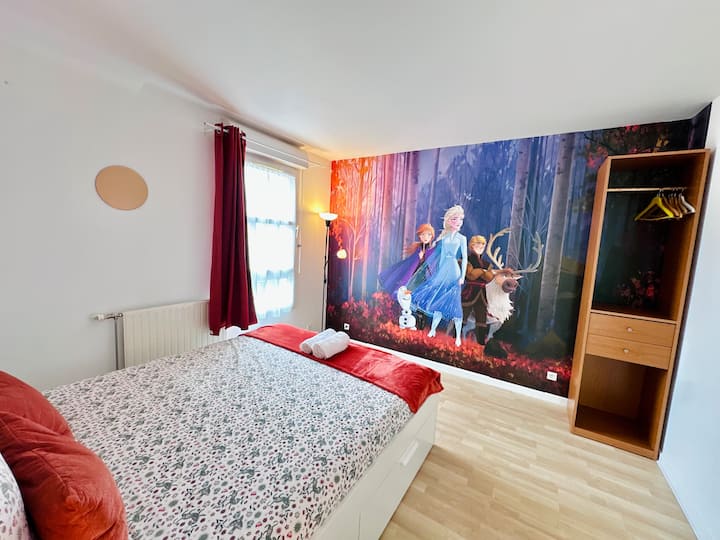 Duplex Le G - Reine Des Neiges 10 Min Disney Paris - Montévrain