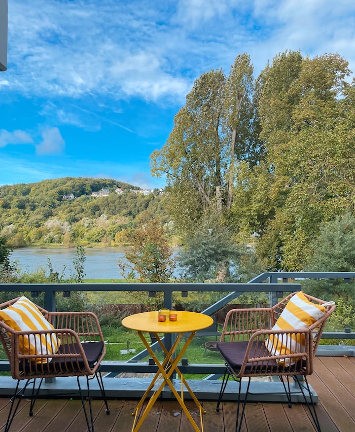 Gemütliche Familienzeit Direkt Am Rhein - Unkel