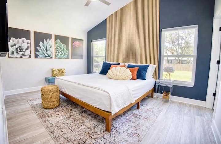 The Salty Pearl • Dogs Ok • King Bed • 3 Miles Dt - Castillo de San Marcos National Monument