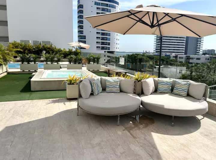 Modern Apartment Near The Airport - Cartagena