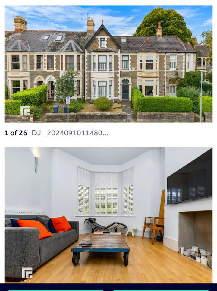 House 10 Minutes Walk To Stadium - Cardiff