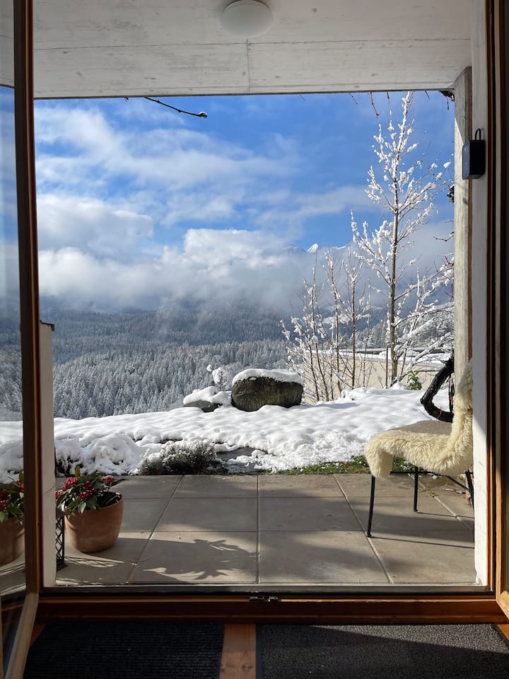 Cozy & Private Home, Amazing Views, Free Parking - Canton des Grisons