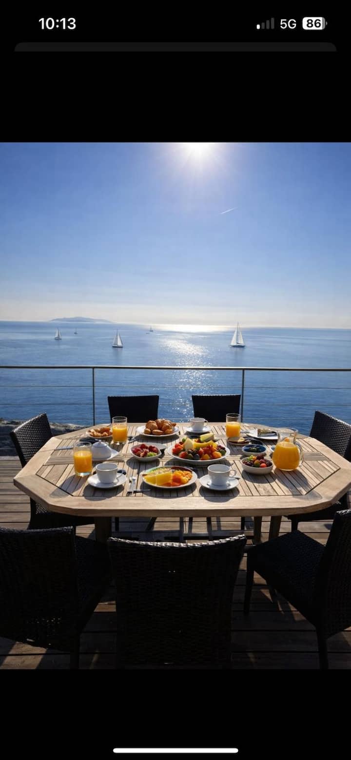Villa Cap Corse Vue Mer Panoramique 10 Pers. - Bastia