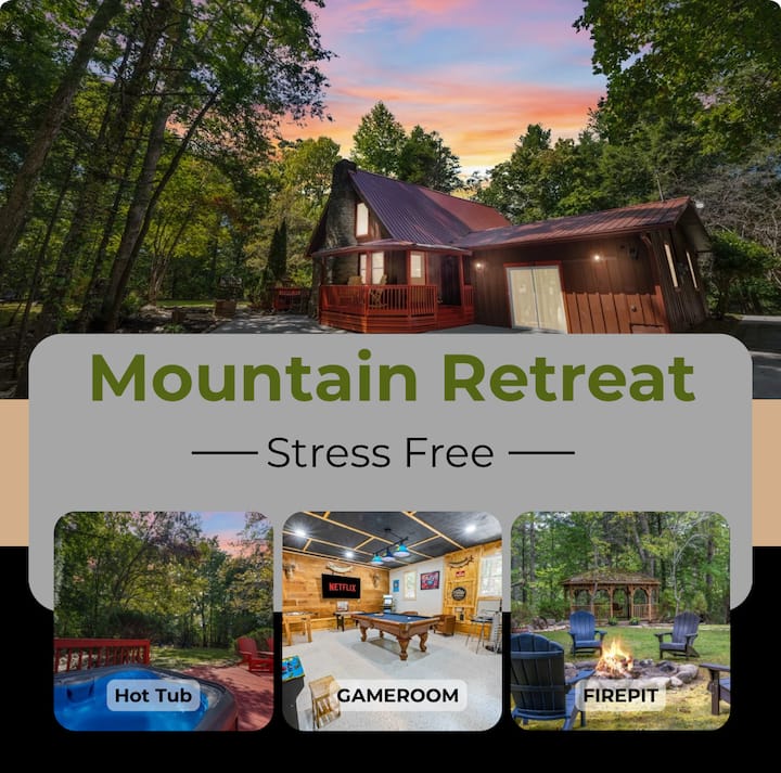 Cabin|16 Ppl|hot Tub| Fire Pit|arcade|family Time* - Tennessee