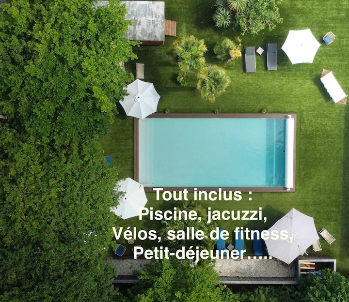 La Villa Herbert Chambre 2 Pers Pet-déj Inclus - Andernos-les-Bains
