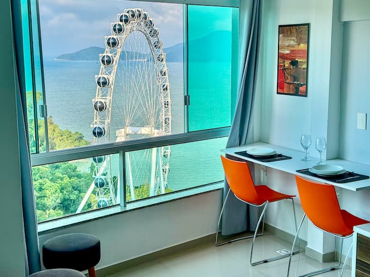Loft 23° Andar Frente Mar E Roda Gigante - Balneário Camboriú