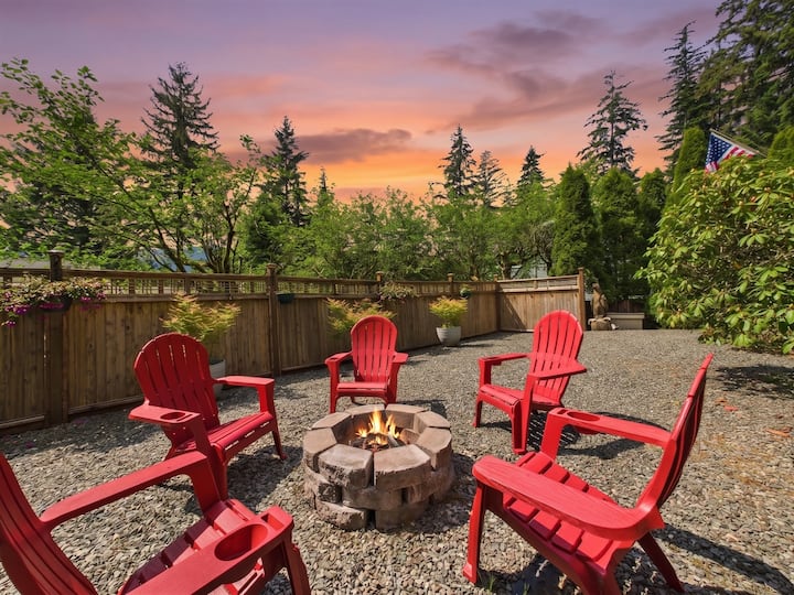 Treetop Retreat W/ Fire Pit - 주노