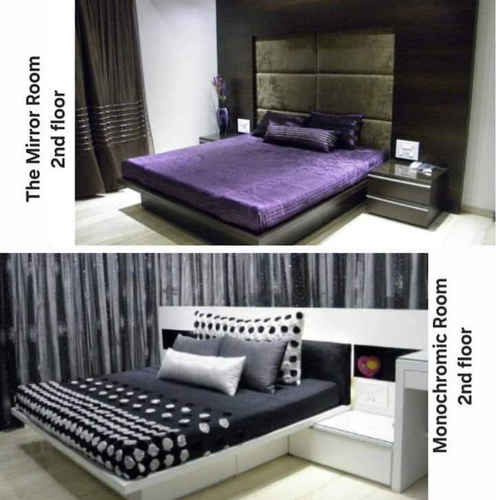 Double On A Deck (2nd Floor)
(Mirror + Mono) - Mumbai