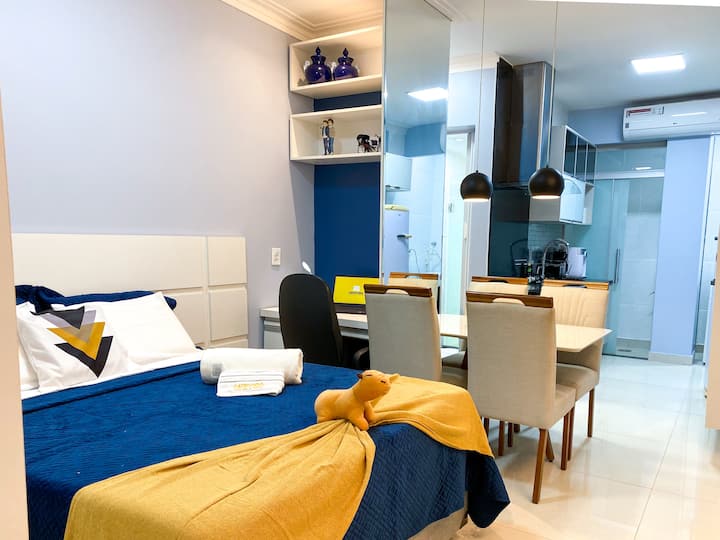 Studio Autêntico E Completo Na Asa Norte - Sobradinho