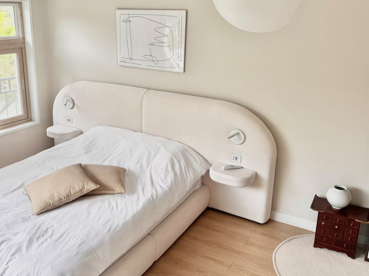 [온유재 2호]  도예/다도 체험이 가능한 쏟아지는 별빛 평상 숙소(빔프로젝터/불멍) - Suncheon-si