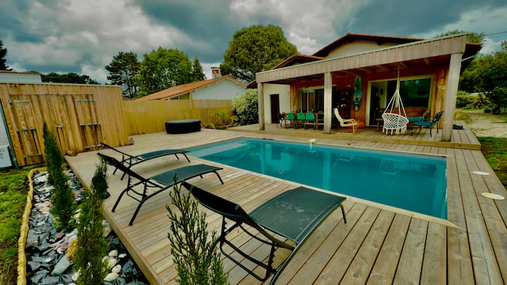 Maison Au Bassin D’arcachon Avec Piscine & Plage - Andernos-les-Bains