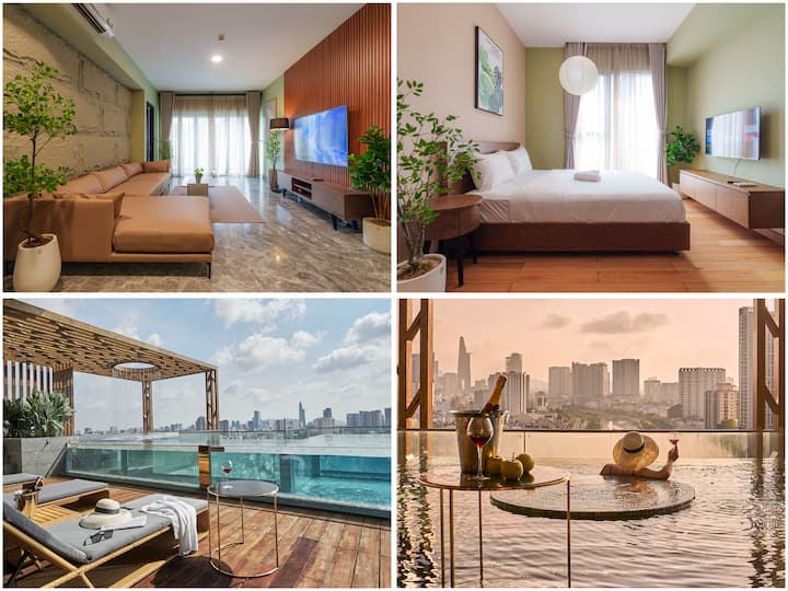 Luxury Apartment (2br+3bed+2wc)pool/gym/center/d1 - Ciudad Ho Chi Minh