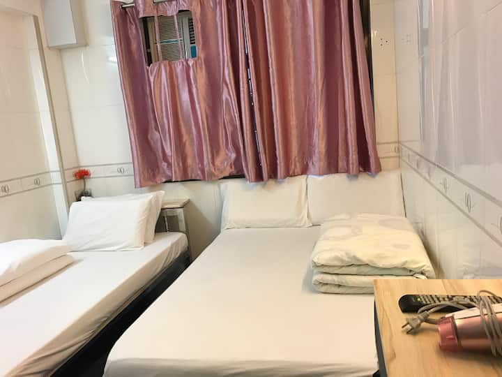 家庭房可住3-4人 - 香港