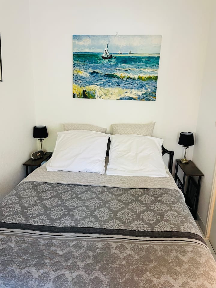 Appt Climatisé Piscine Terrasse - Baie des Milliardaires d'Antibes