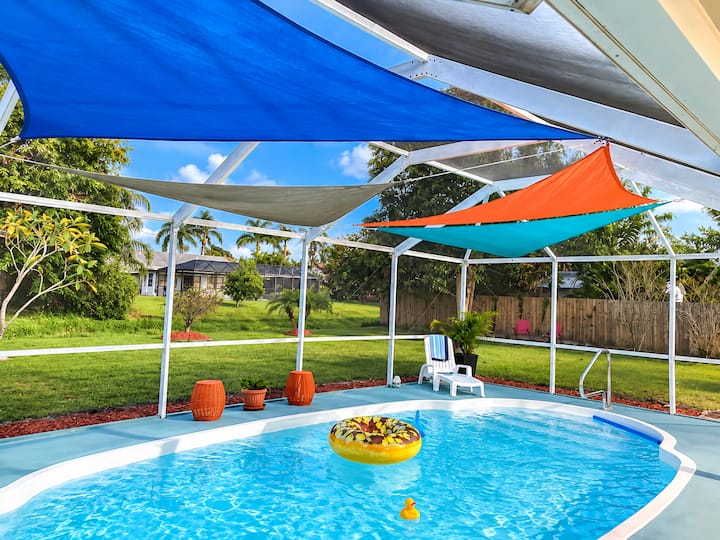 Villa Blue | Private Heated Pool Sleeps 8 - Port St. Lucie, FL
