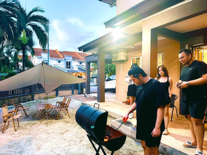 4br Corner Home • Bbq • 8–10 Pax • Setia Alam - Klang