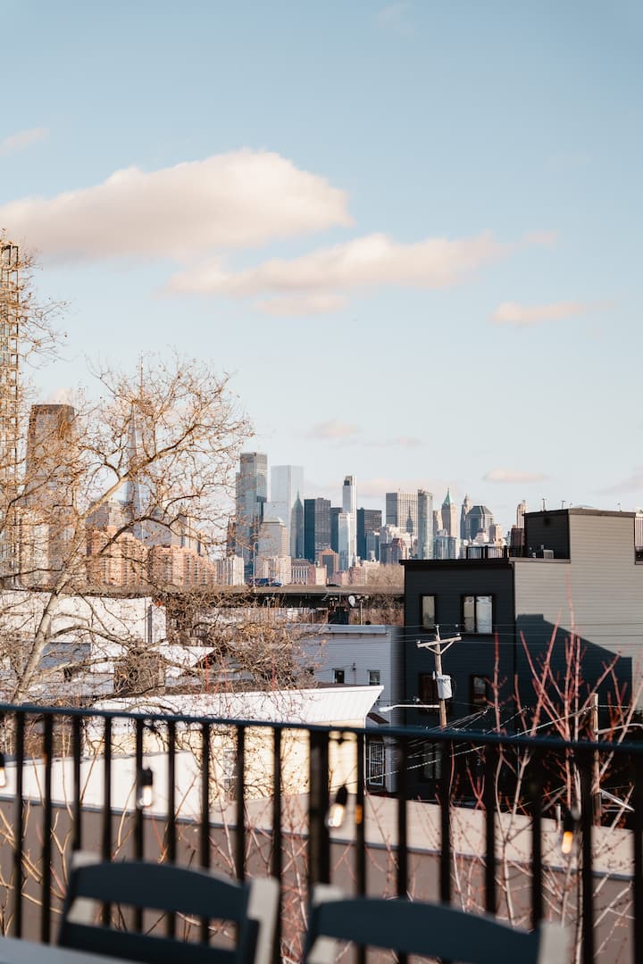 3ch Luxe Avec Rooftop | 6 Lits | Proche Nyc & Ewr - Jersey City, NJ