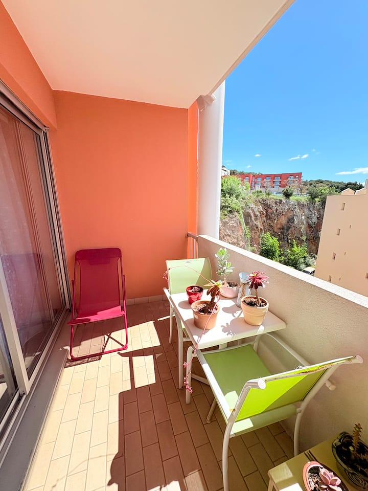 *Le Petit Sélène*
Studio Entre Plages & Etang.clim - Sète