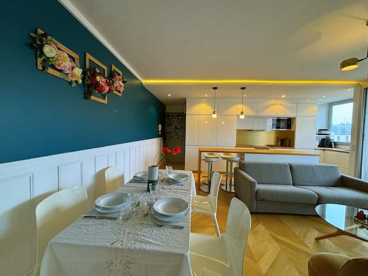 Superbe Appartement Familial Paris Centre 2br/6p - Paris