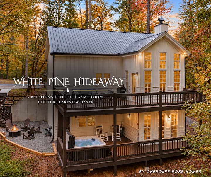 *White Pine Hideaway*fire Pit~hot Tub~games~resort - Ellijay, GA