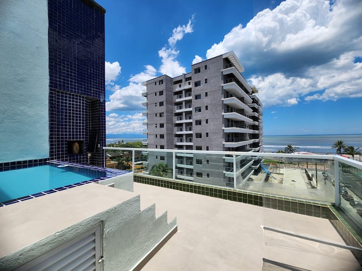 Apartamento/ Cobertura Amplo A Uma Quadra Da Praia - Bertioga
