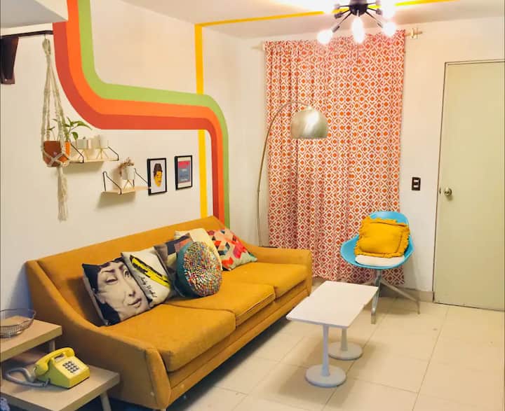 Casita Retro Con Patio - Rosarito